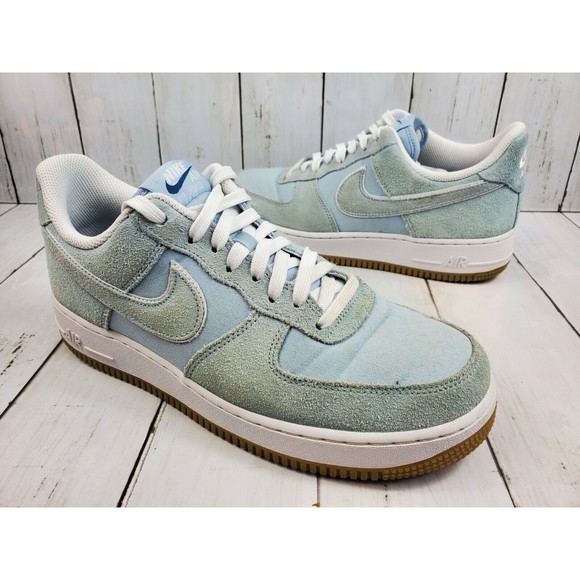 Nike | Shoes | Nike Air Force Low Sneakers Mens Size 8 Blue White Gum ...